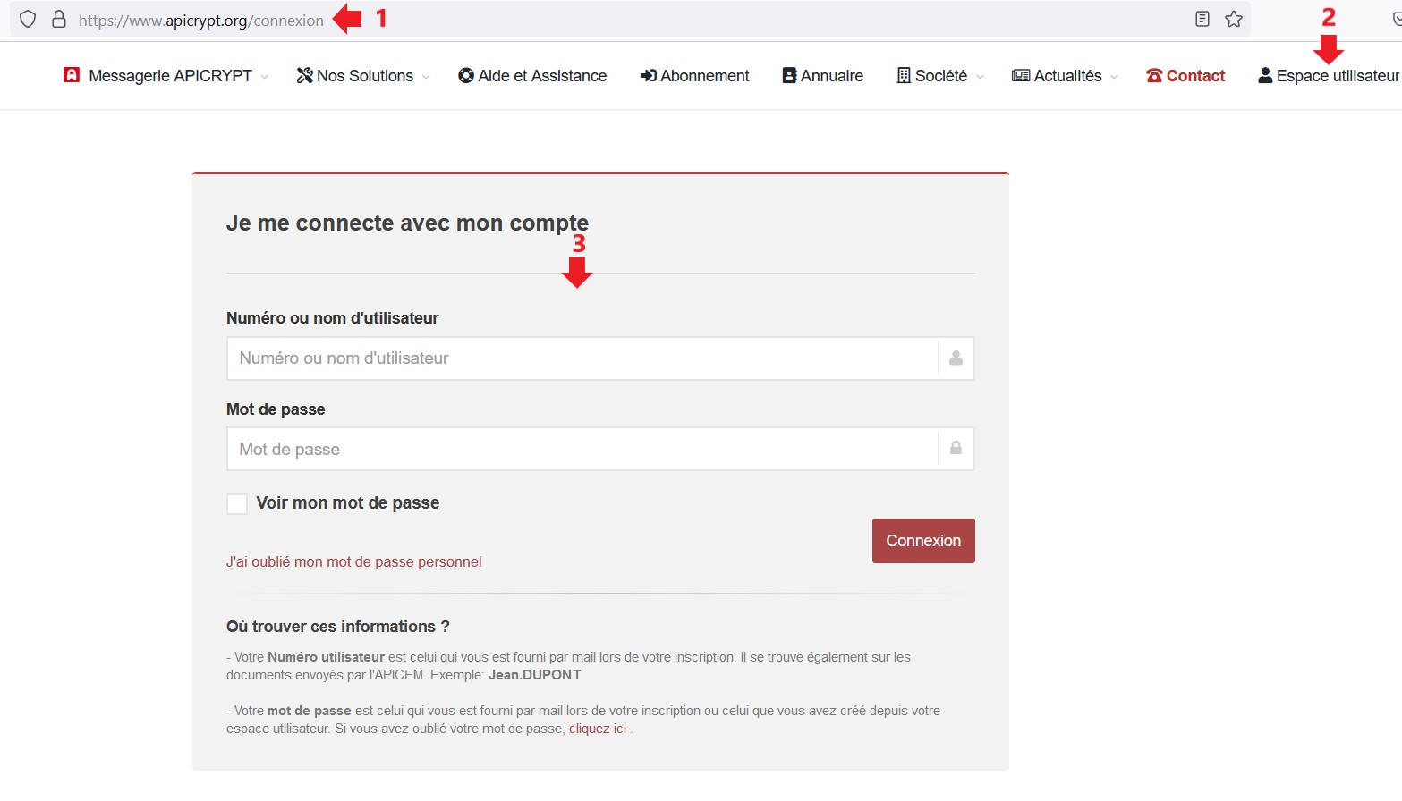 APICRYPT - Assistance